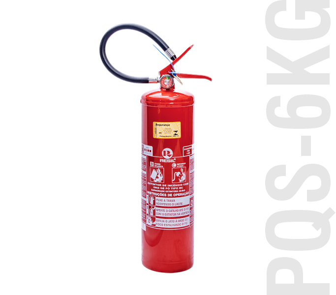 Extintor Pó Químico BC 6kg Novo – BroadMaxx® Antichamas