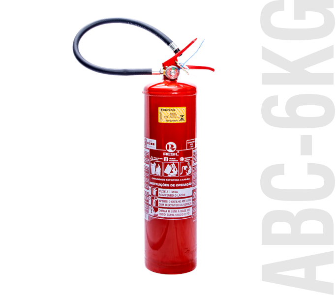 Extintor de Pó Químico ABC 6kg Novo – BroadMaxx® Antichamas