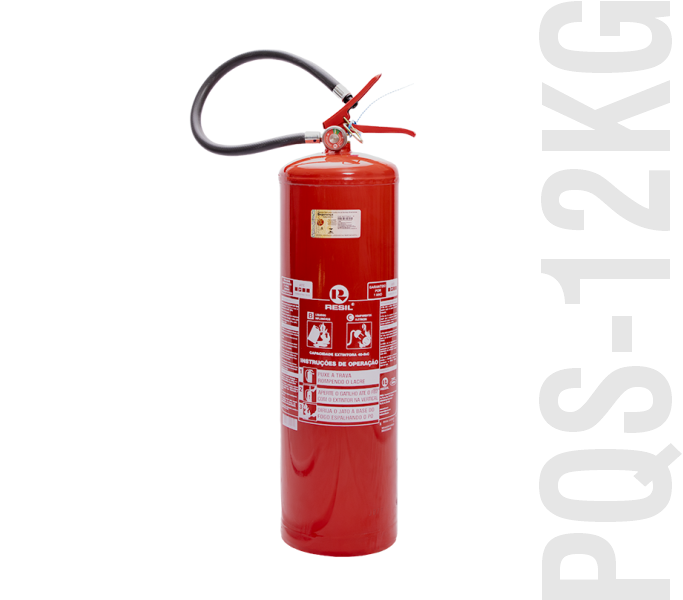 Extintor de Pó Químico BC 12kg Novo – BroadMaxx® Antichamas